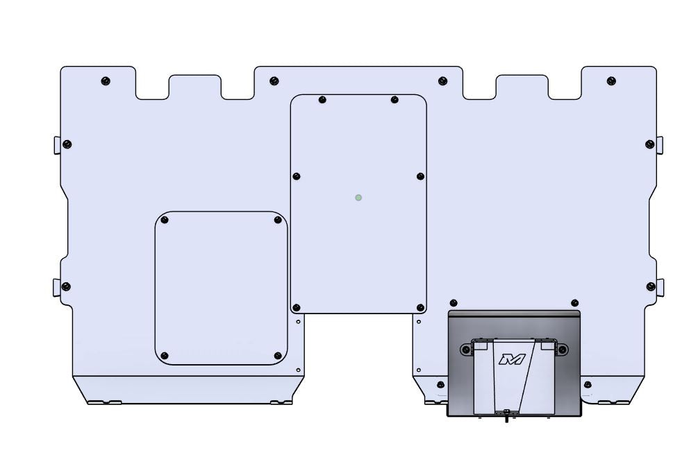 MONSTER MAVERICK R RACE SPEC REAR 3MM ALUMINUM FIRE WALL – Monster ...
