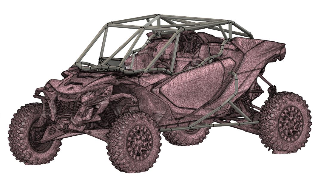 MONSTER MAVERICK R RACE SPEC CAGE (FLAT ROOF) – Monster Motorsport